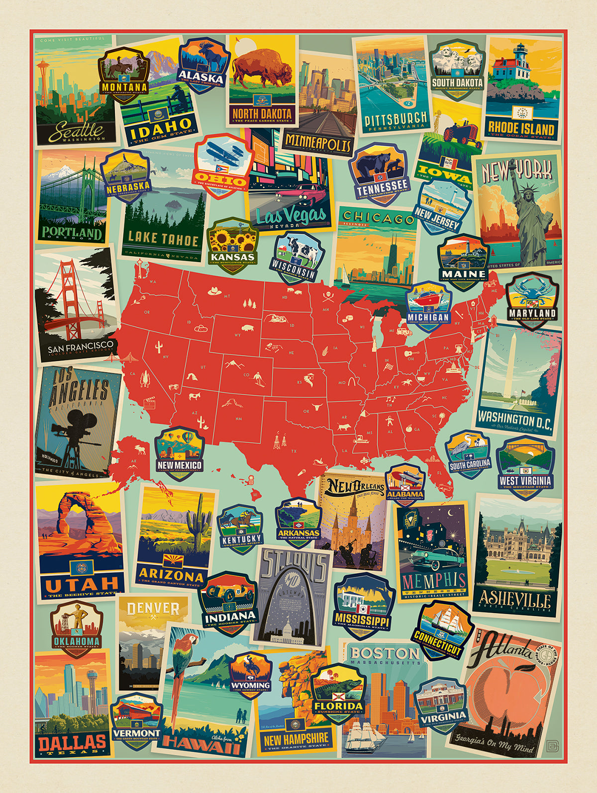 Visit Amazing American Travel Destinations in Your Home with Iconic Pr ...