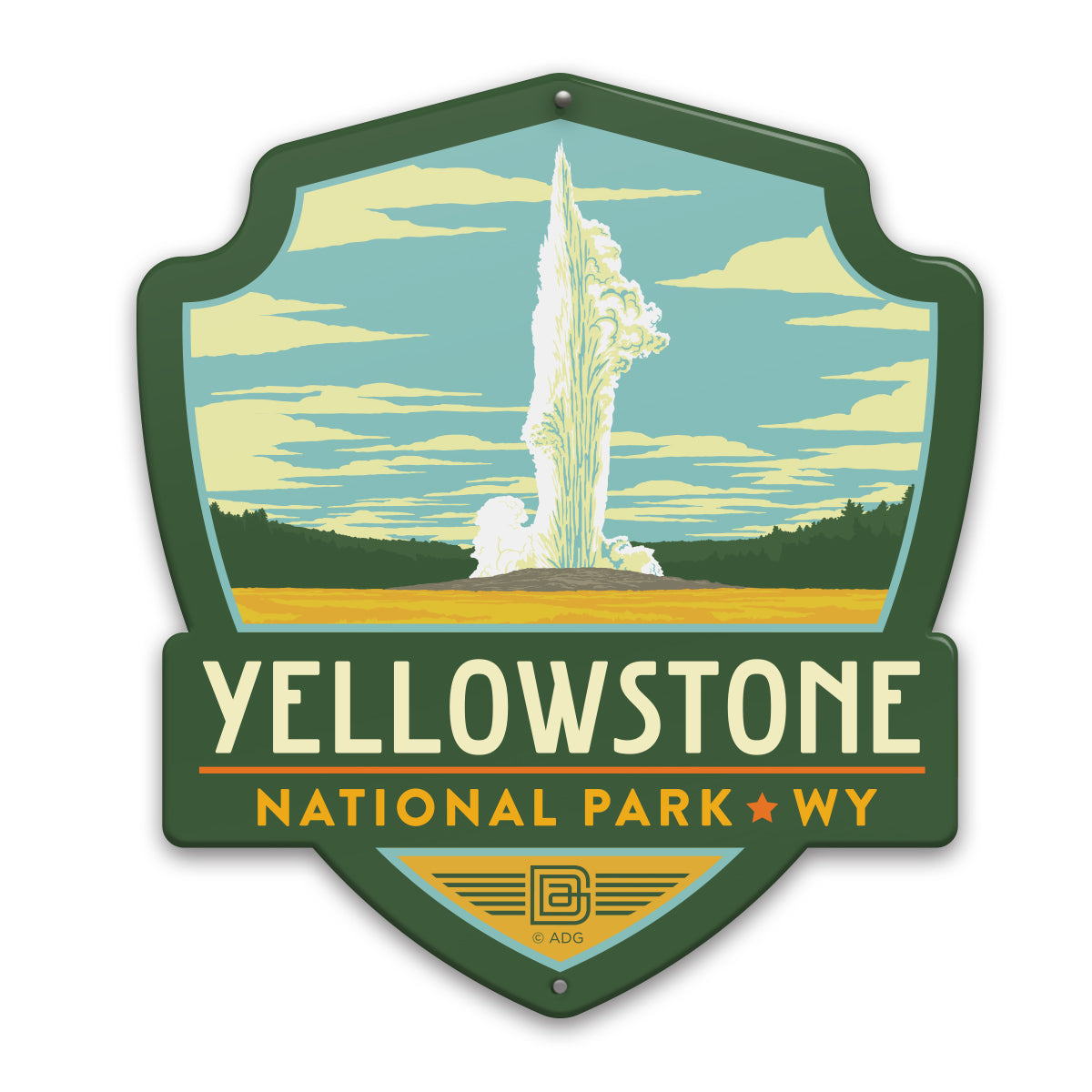 Metal Emblem Signs: National Parks - Anderson Design Group