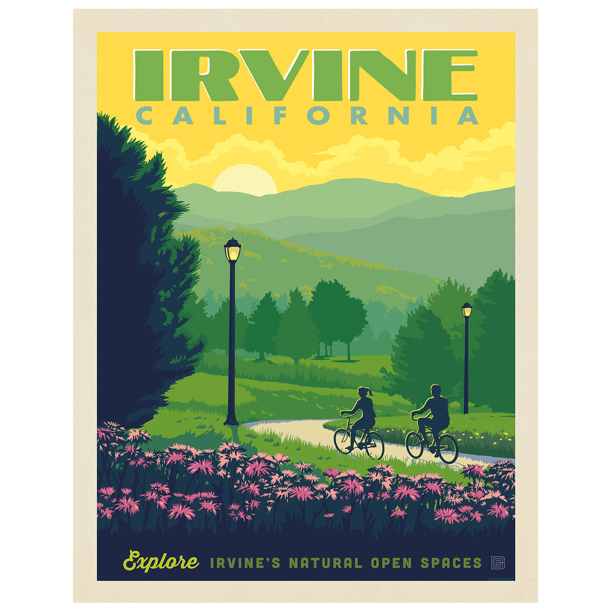 Irvine, California Collector's Print: Irvine - Anderson Design Group