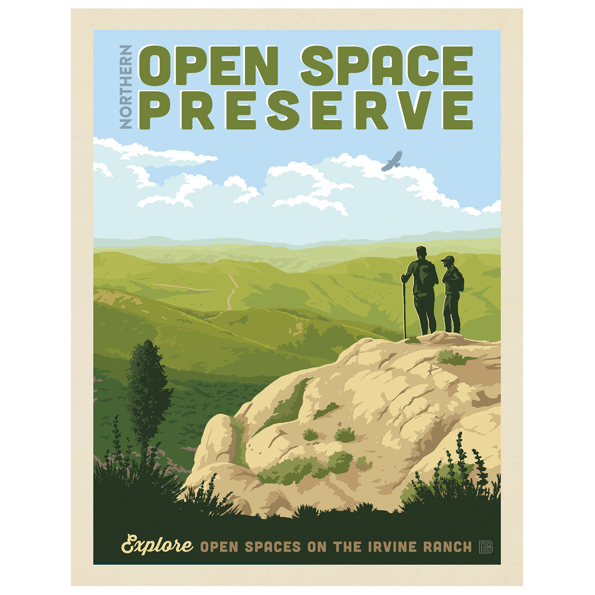 Irvine, California Collector's Print: North Open Space Preserve ...