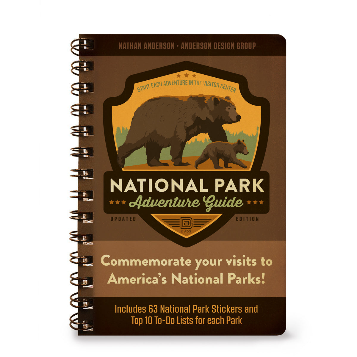 Anderson Design National Parks Adventure Guide Book | 63 Parks Edition