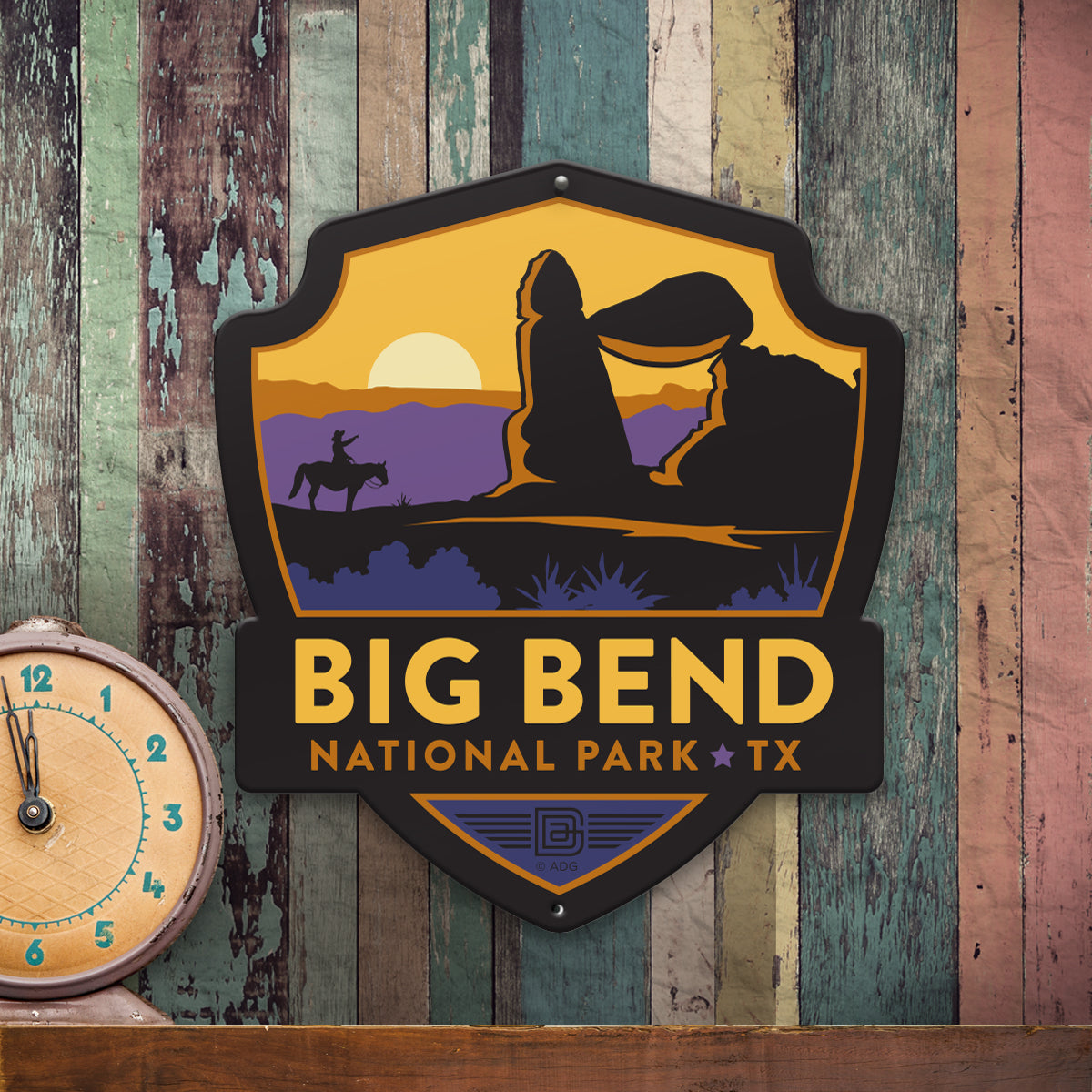 Big Bend Logo Big Bend National Park Png, Retro US National Park T