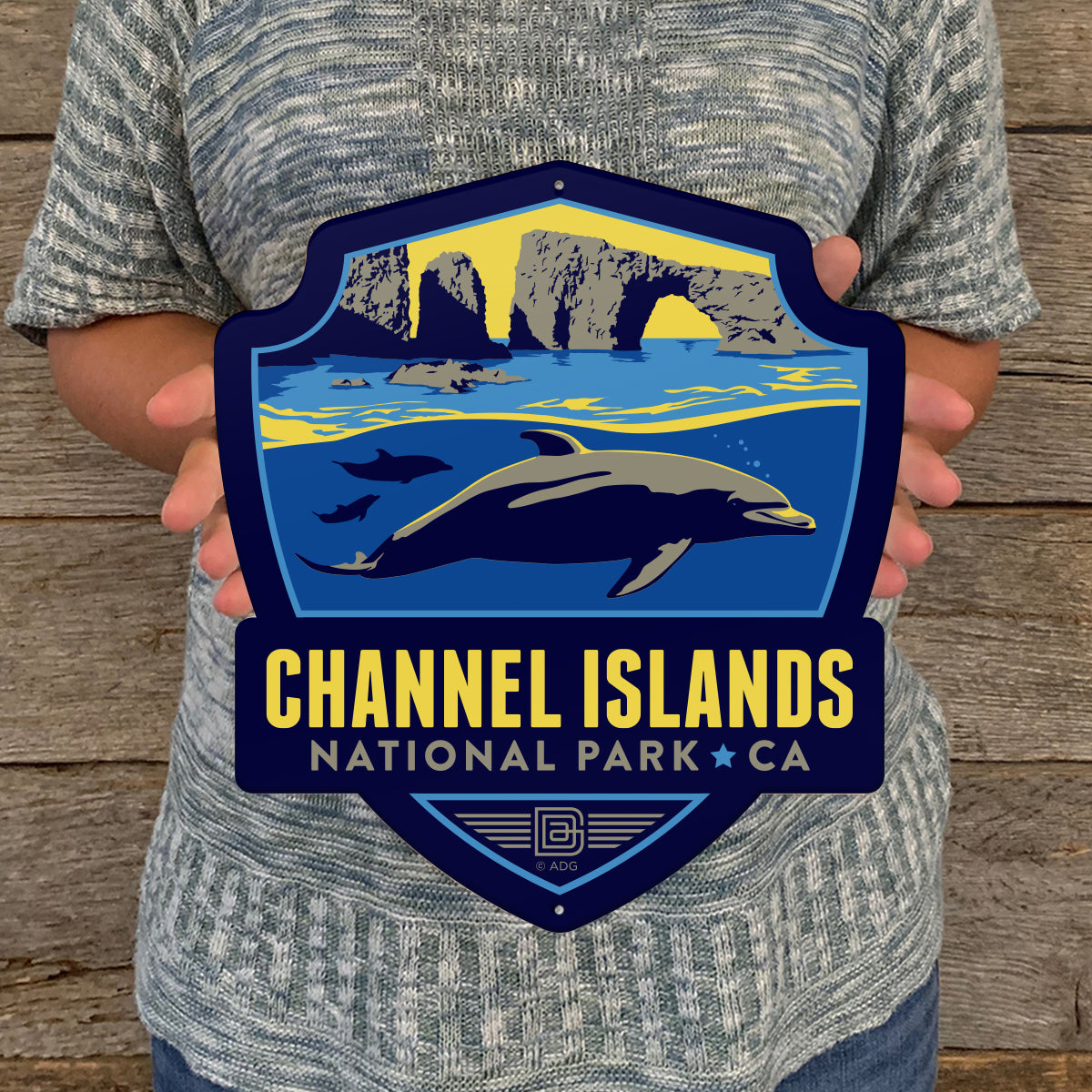 Metal Emblem Sign: NP Channel Islands National Park - Anderson Design Group