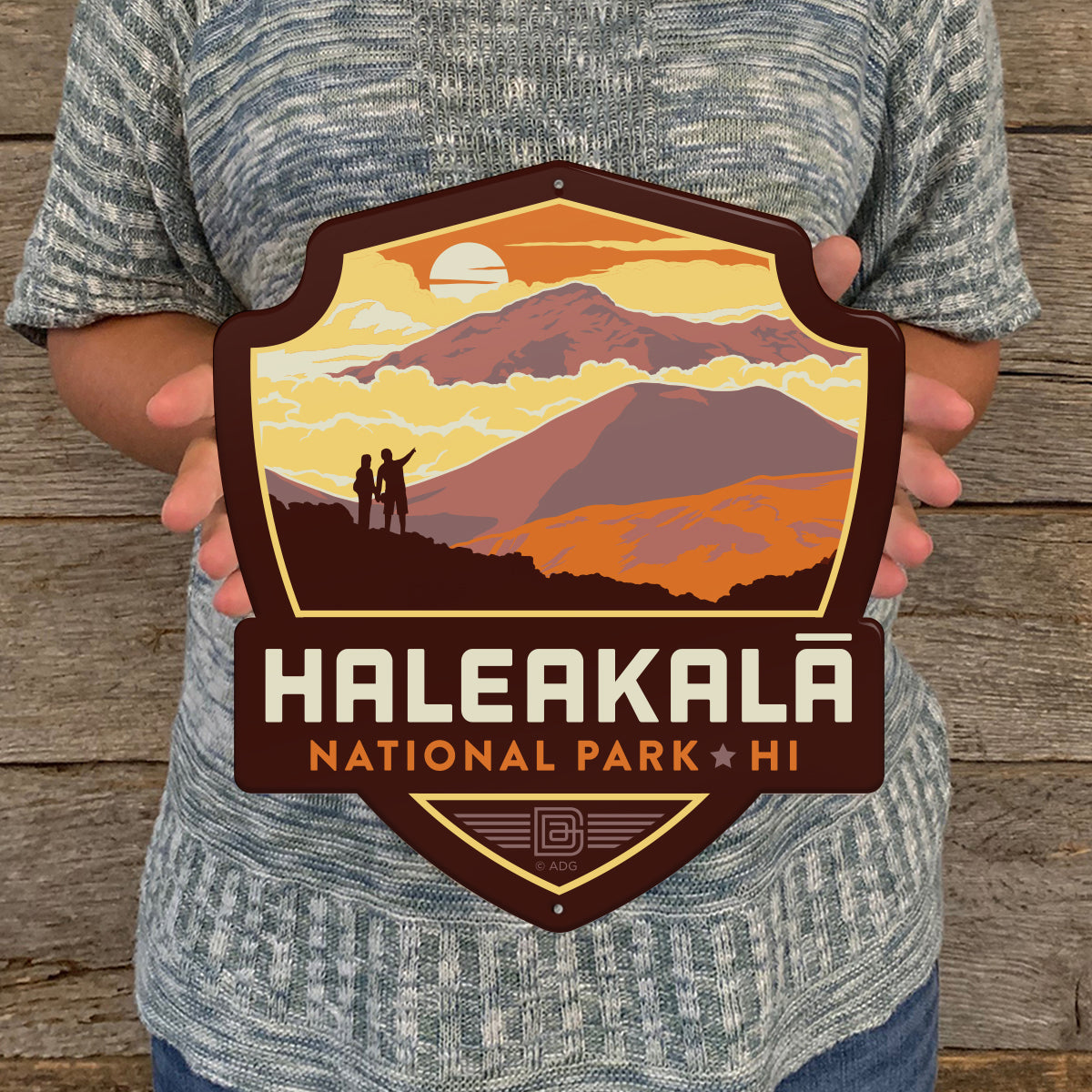 Metal Emblem Sign: NP Haleakala National Park - Anderson Design Group