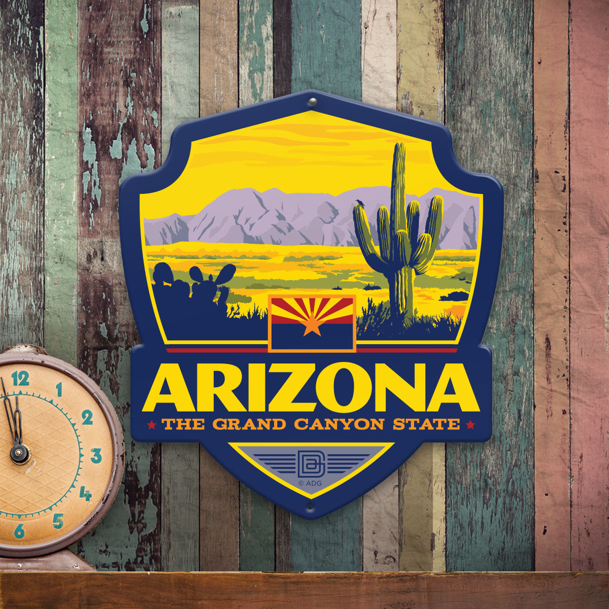 Metal Emblem Sign: SP Arizona - Anderson Design Group