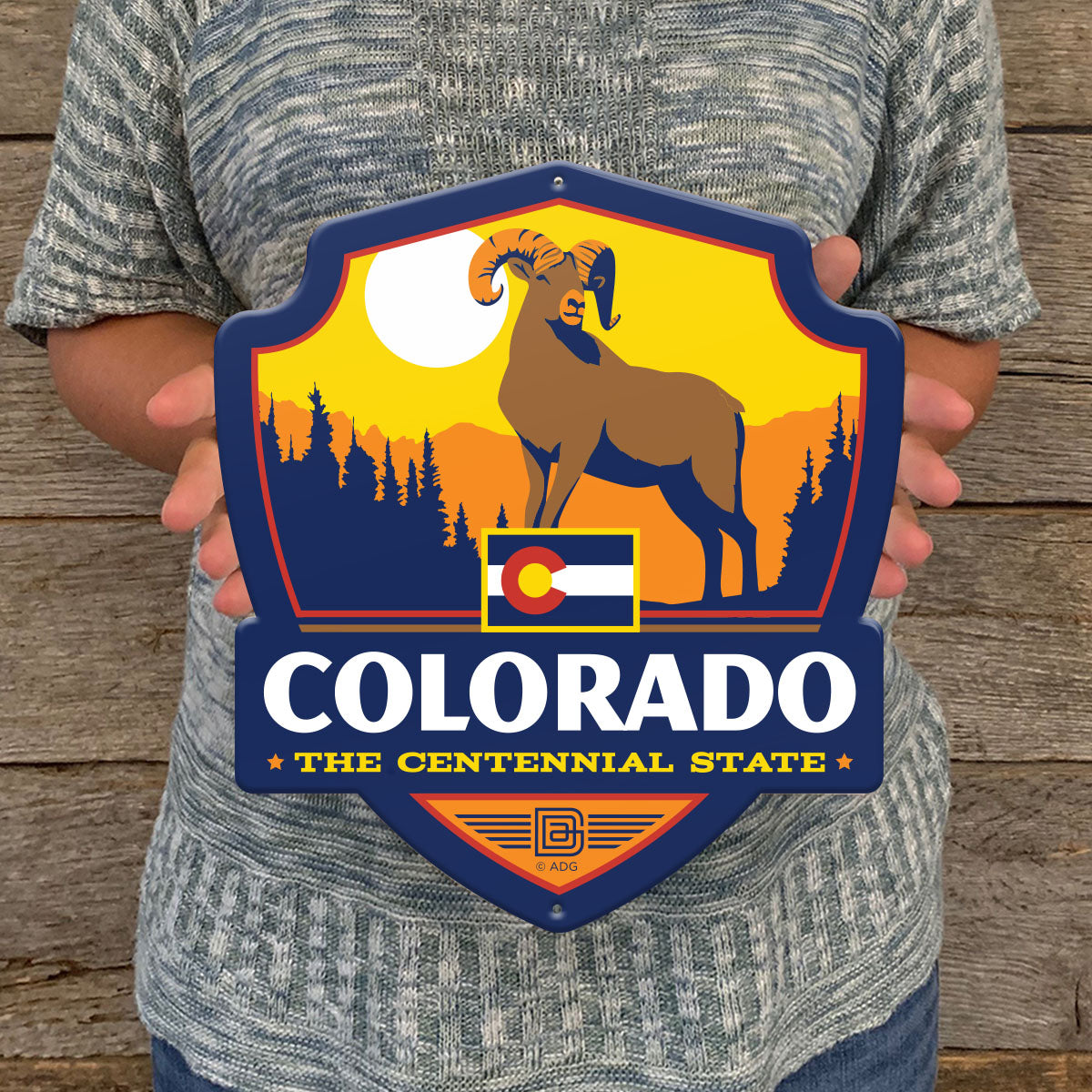 Metal Emblem Sign: SP Colorado - Anderson Design Group