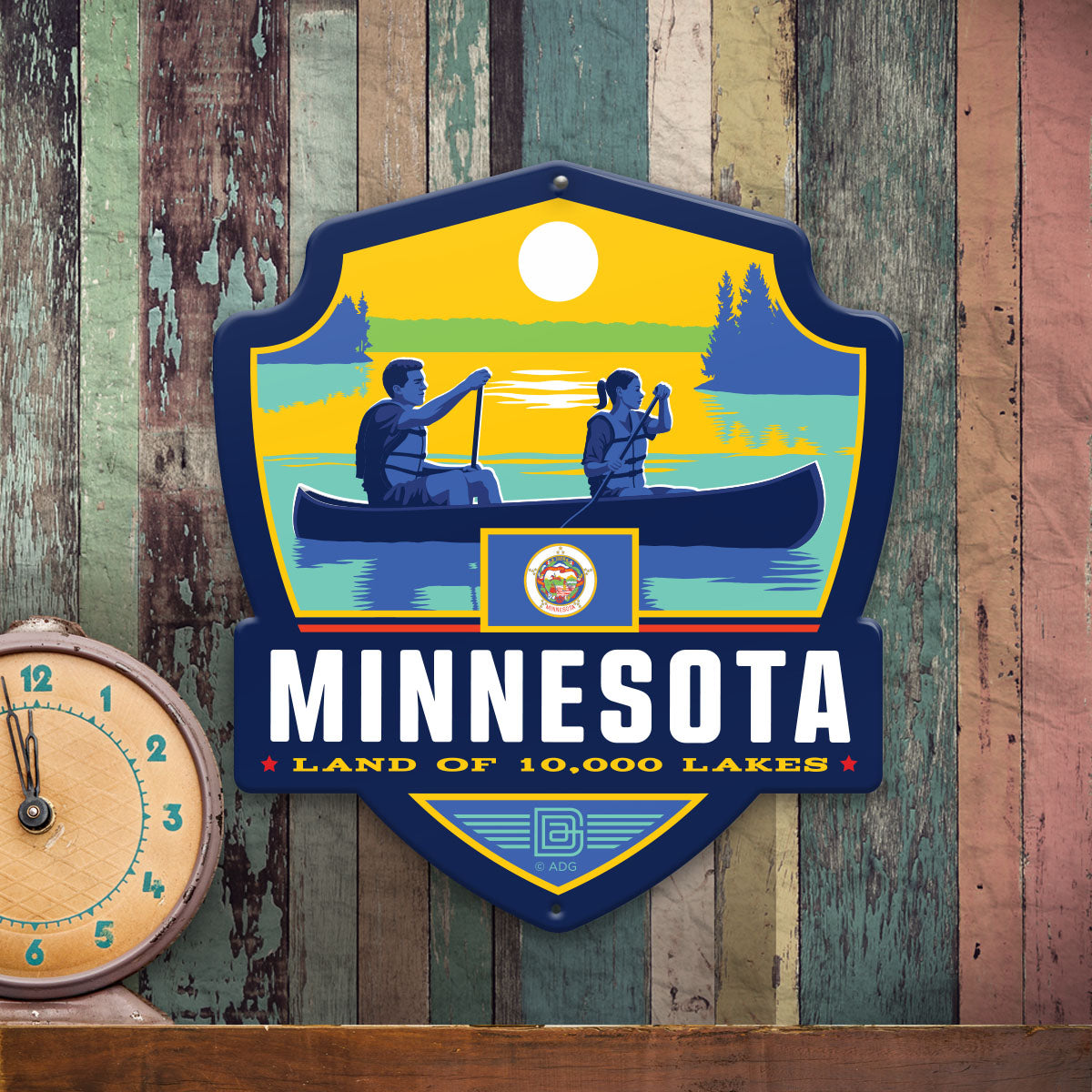 Metal Emblem Sign: SP Minnesota - Anderson Design Group