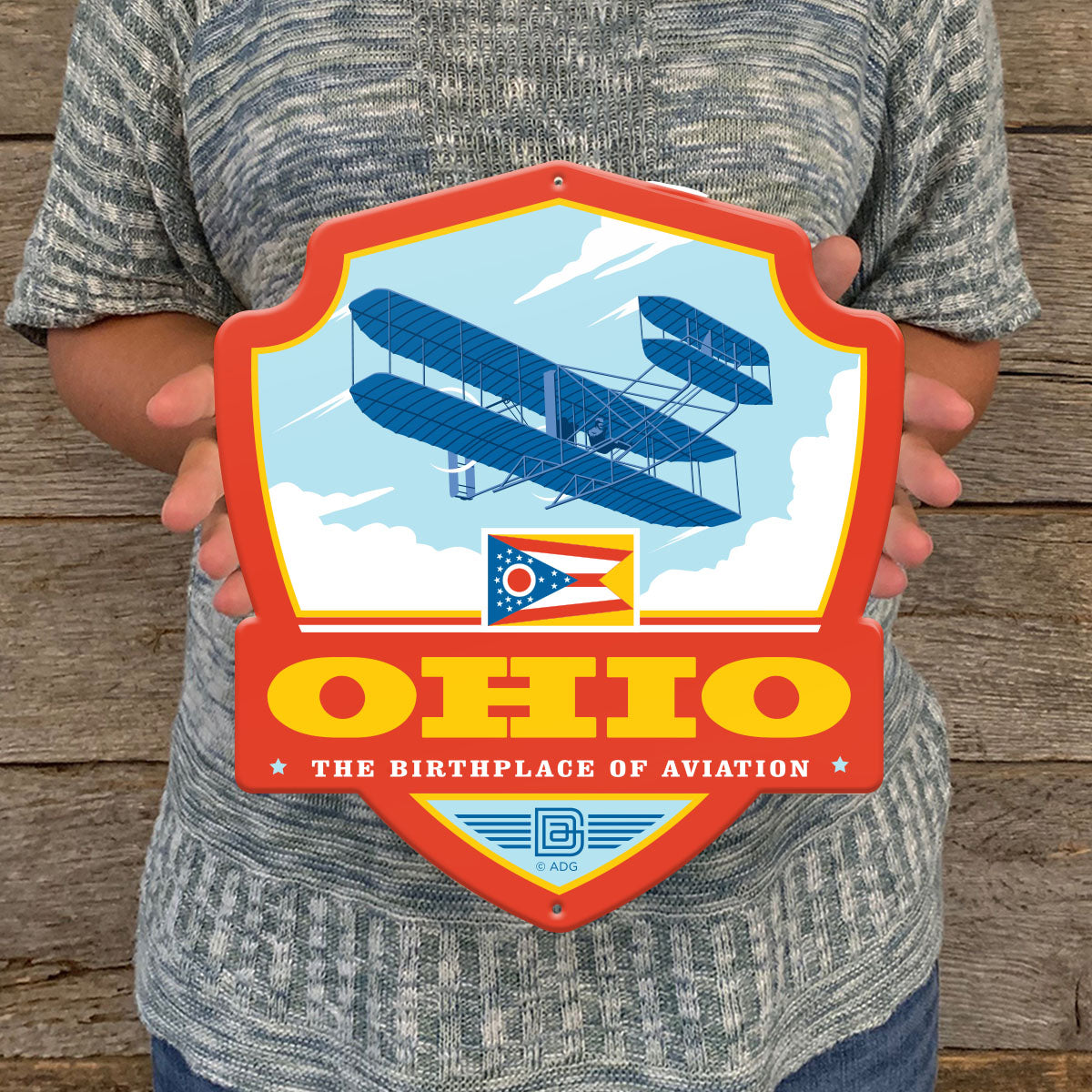 Metal Emblem Sign: SP Ohio - Anderson Design Group