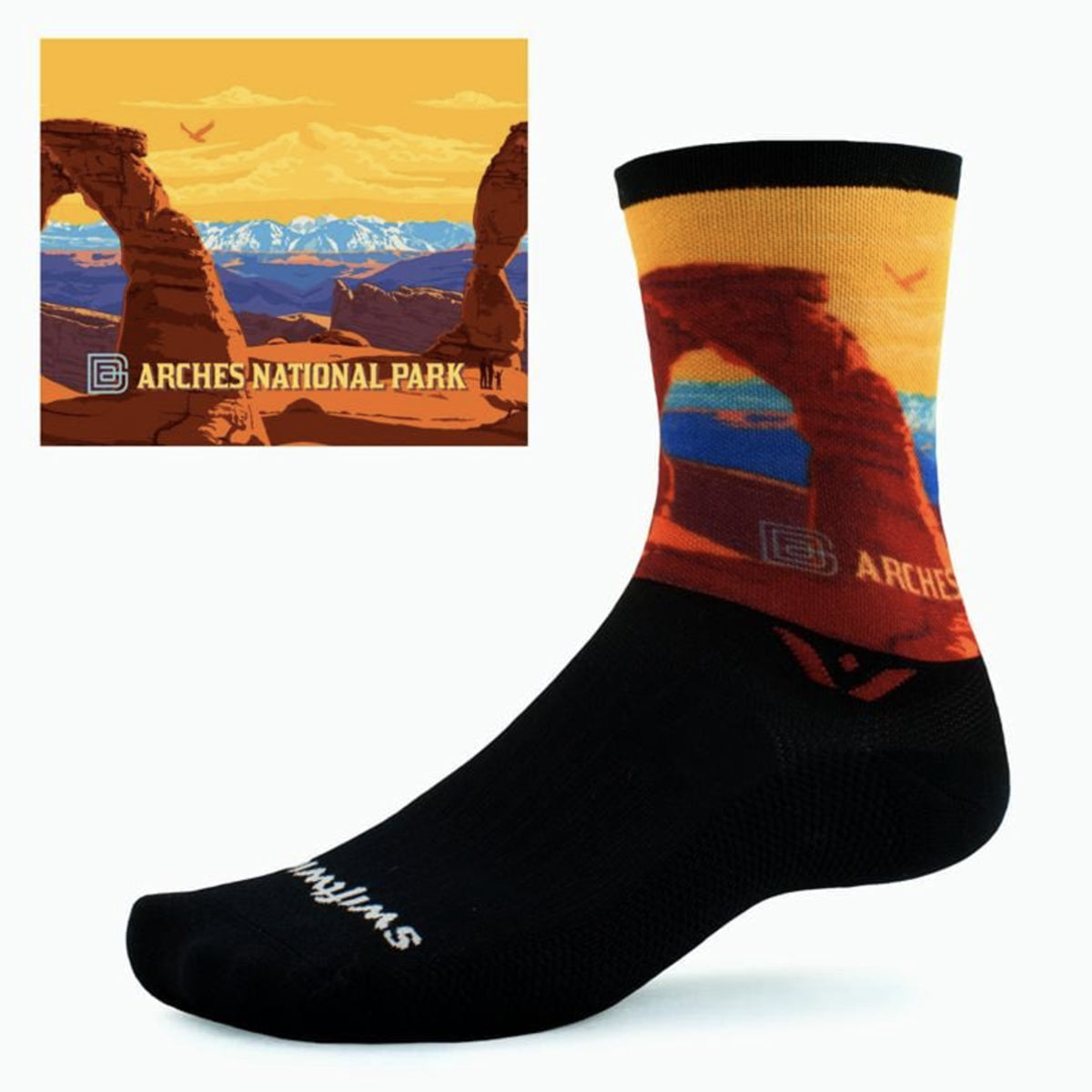 National Park Socks: Arches - Anderson Design Group